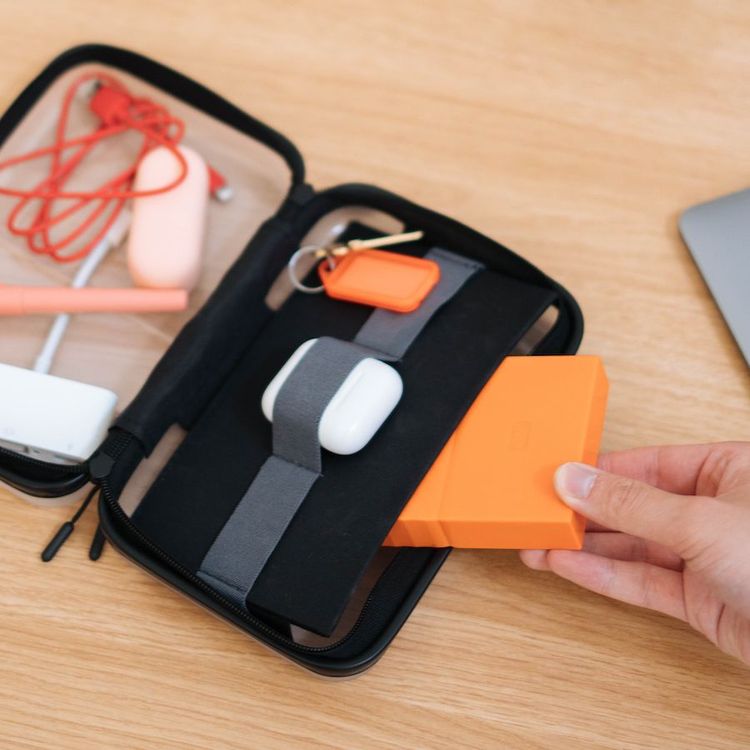Peronalised Tech Organiser | Cable Travel Case | July